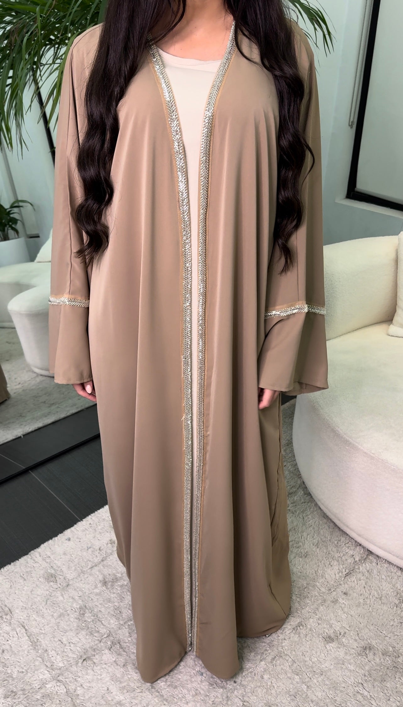 ALMAS open abaya